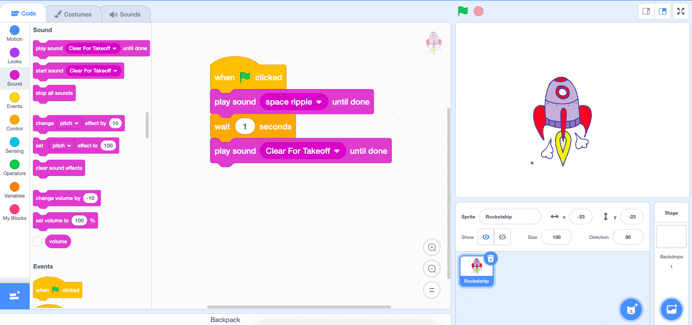 Scratch Basics Episode 4 Adding Sound Pinnguaq
